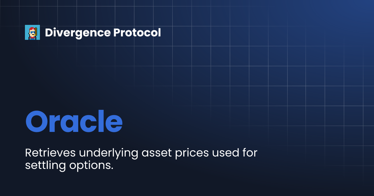 Oracle | Divergence Protocol