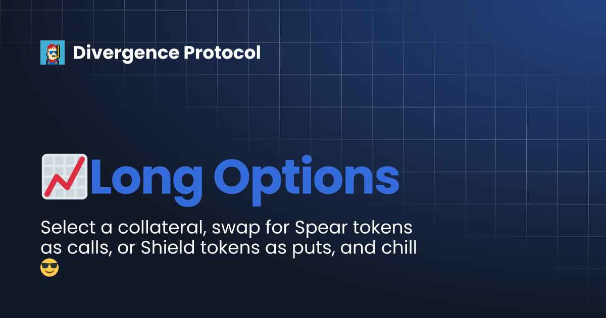 📈Long Options | Divergence Protocol