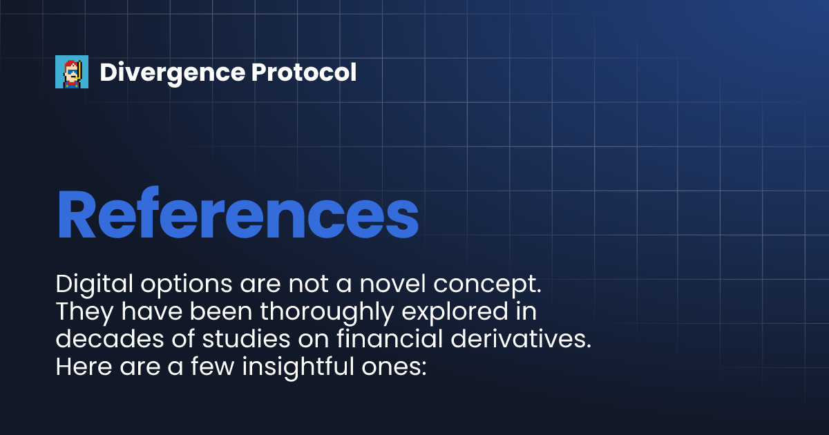 References | Divergence Protocol